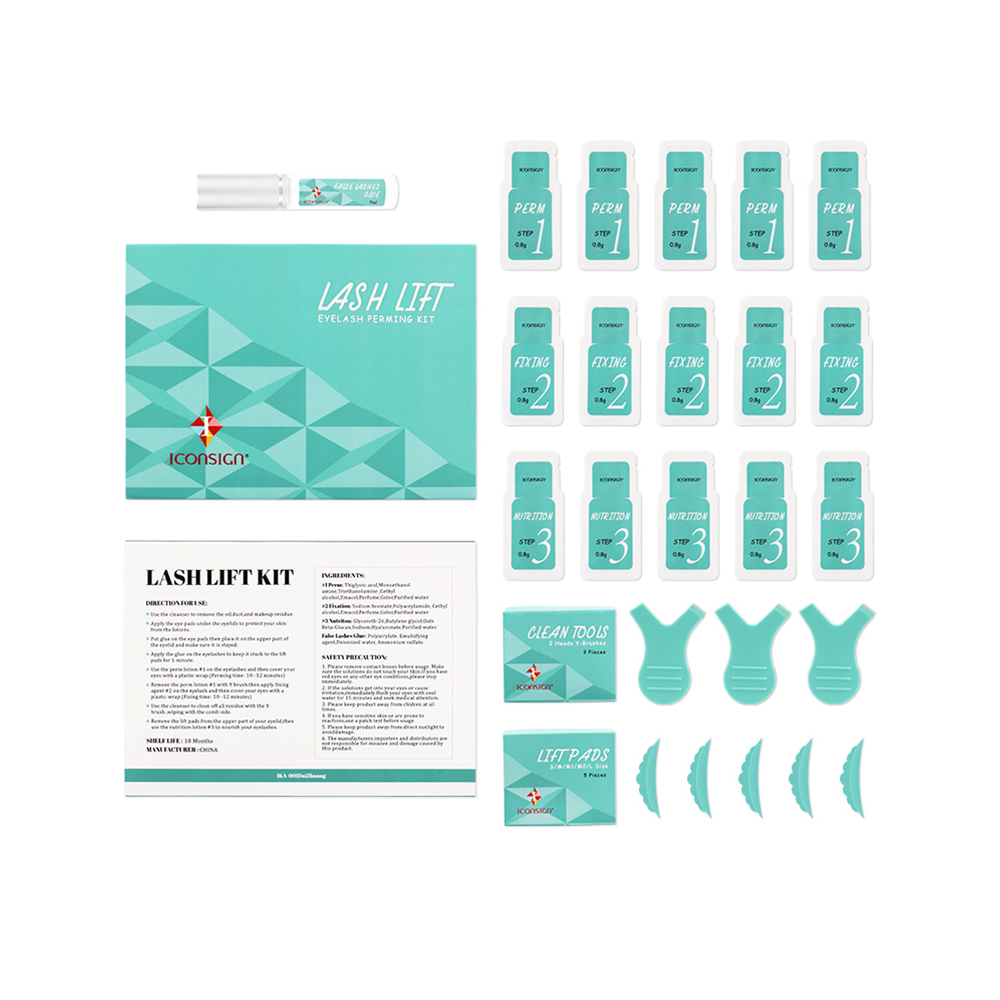 ICONSIGN Lash Lift Kit Sachet Set Eyelash Growth Lashes Perm Kit ...