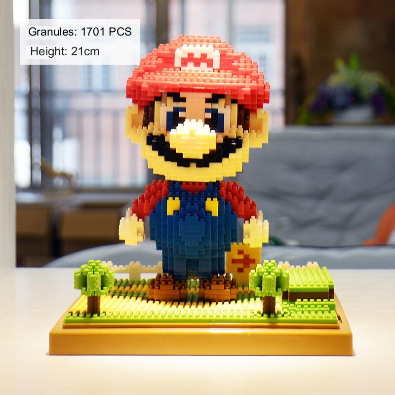 Small particle building block toys assembled building blocks cartoon ...