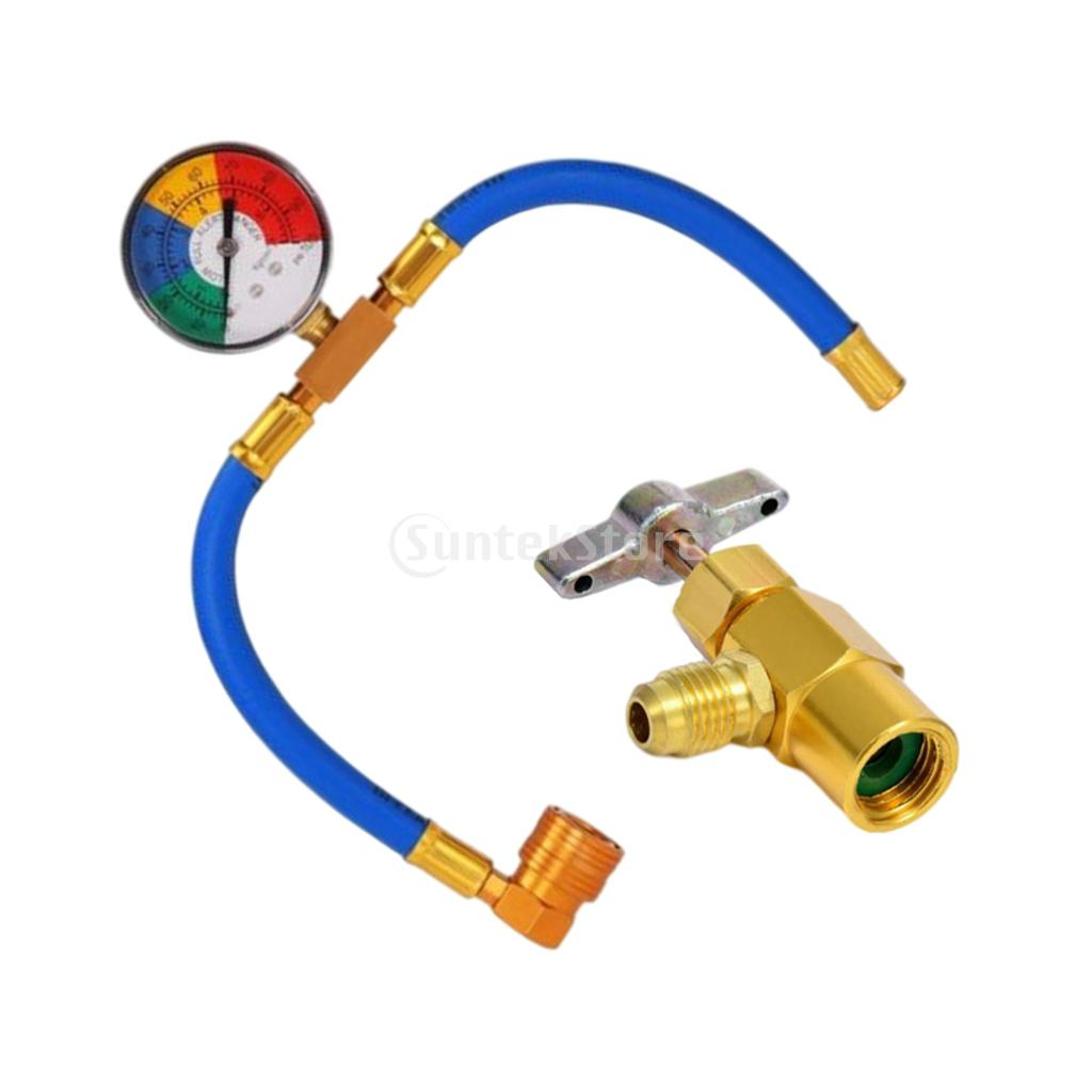 R134A Conditioning Refrigerant Charging Hose with Gauge Refrigerante ...