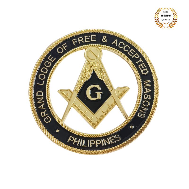 High Quality Waterproof Non-Fading Masons Emblem GRAND LODGE OF FREE ...