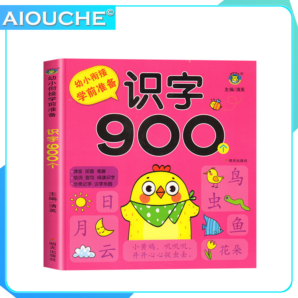 Preschool Learning Book 900 Basics Chinese Characters Zi Education ...