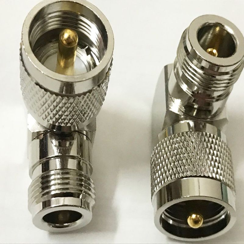 1PC Right Angle N Female jack to PL259 PL-259 UHF Male Plug RF adapter ...
