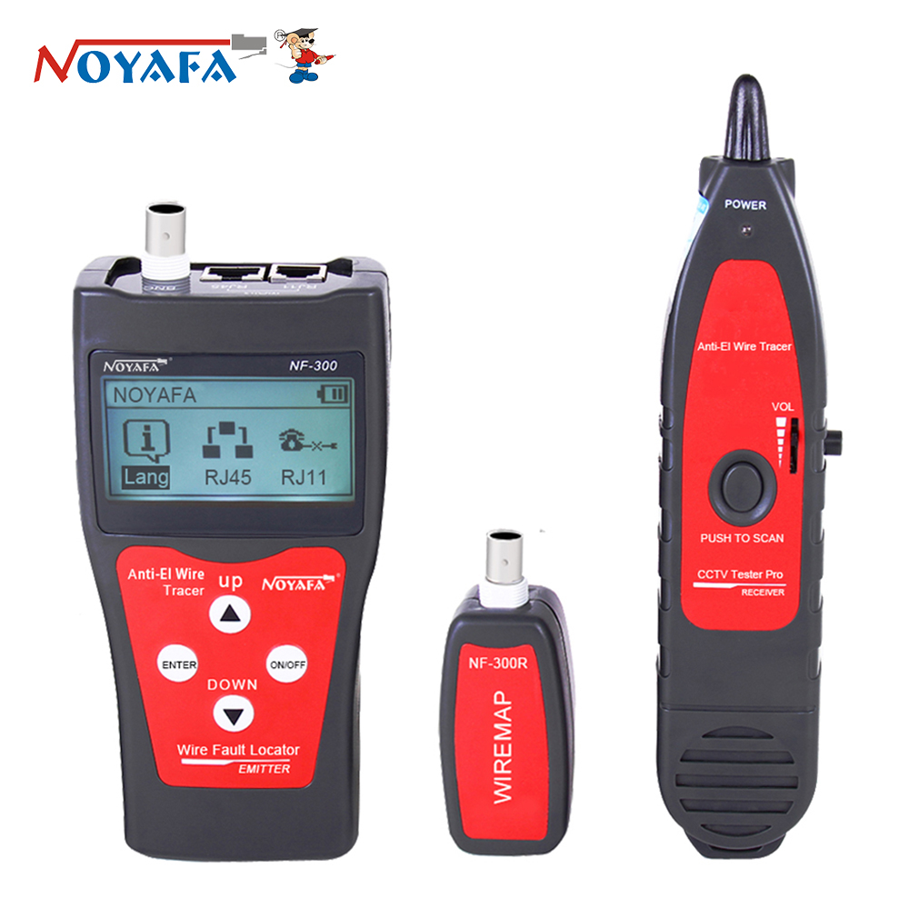 NOFAYA NF-300 LAN Tester RJ45 Measure Cable Length Network Monitoring ...