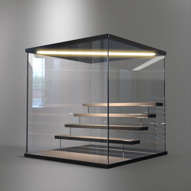 2-5 Layers Of Acrylic Display Box With Lights, Cartoon Characters ...