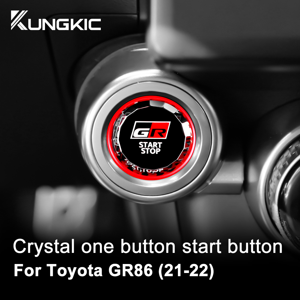 For Toyota GR86 2021 2022 Crystal Car Engine Start Button One Start-touch Button Car Ignition ...