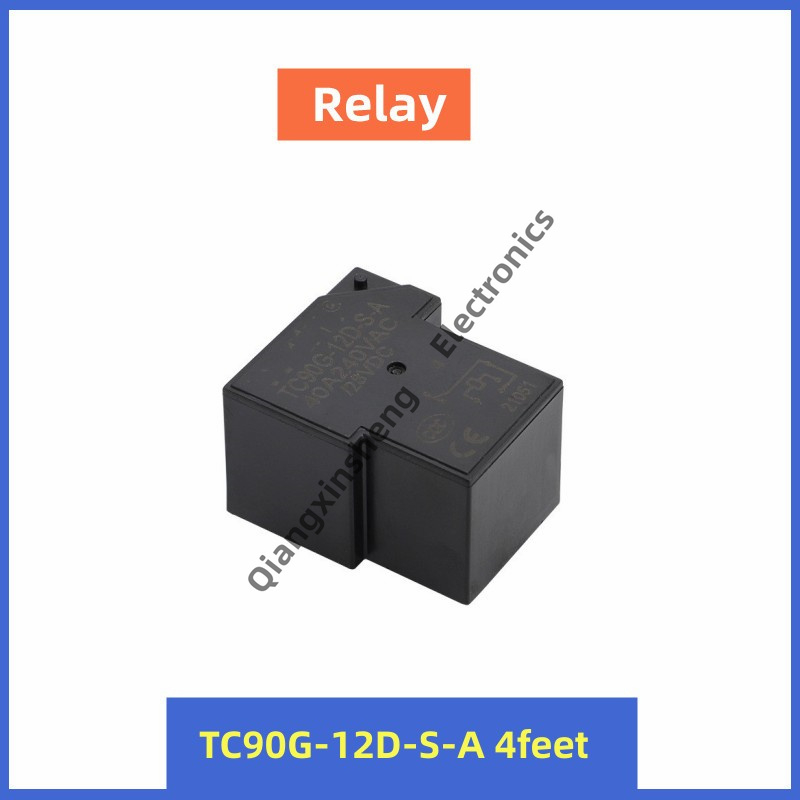 Relay TC90G-12D-S-A 4 Pin Normally Open Plug-In Card Take-In 40A High ...