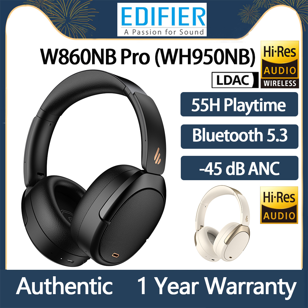 Original Edifier Wireless Bluetooth Headphones W860NB Pro (WH950NB) BT ...