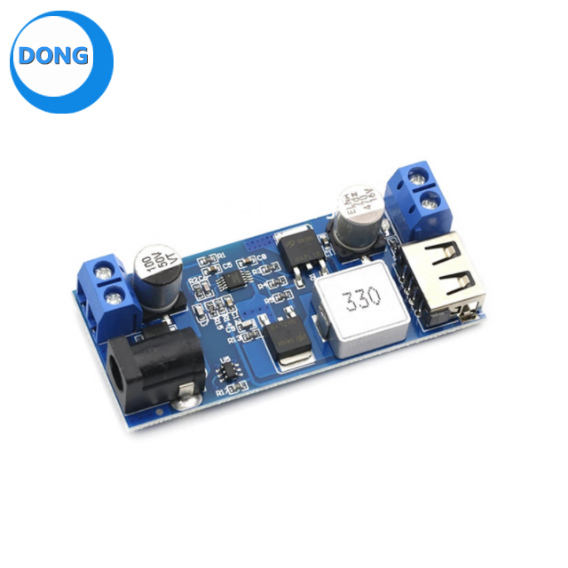 DC-DC 24V/12V to 5V 5A Buck Converter USB Mobile Phone DC-DC Step-down ...