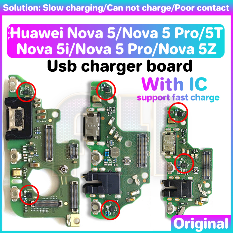 USB Charging charger port board for huawei hw nova 5 5T 5i 5z Pro with ...