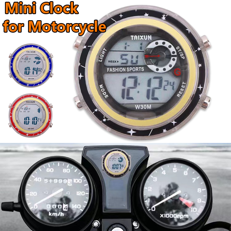 Universal Motorcycle digital display Clock Waterproof luminescence ...