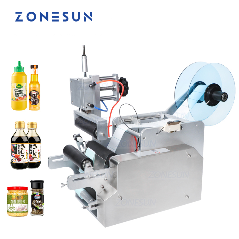 ZOENSUN TB-80 Desktop Pneumatic Small Semi Automatic Wine Round Bottle ...