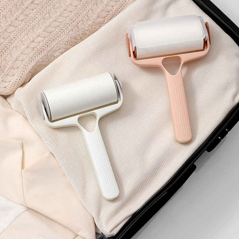 Sticky Hair Roller with Cover Clothes Cleaning Dust Removal Strong ...