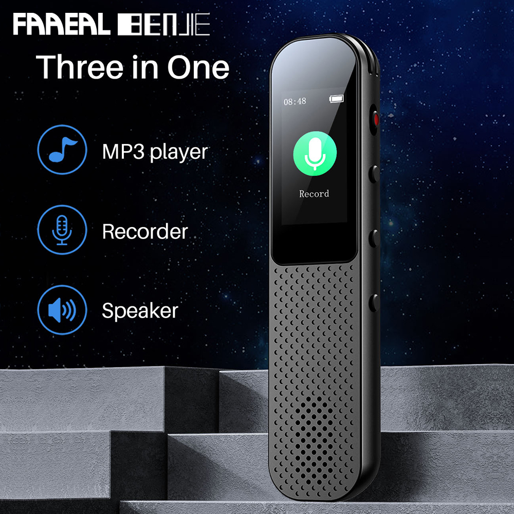 FAAEAL BENJIE K9 Mini Digital Voice Sound Recorder Audio 32G USB Pen MP3 Player With Speaker ...