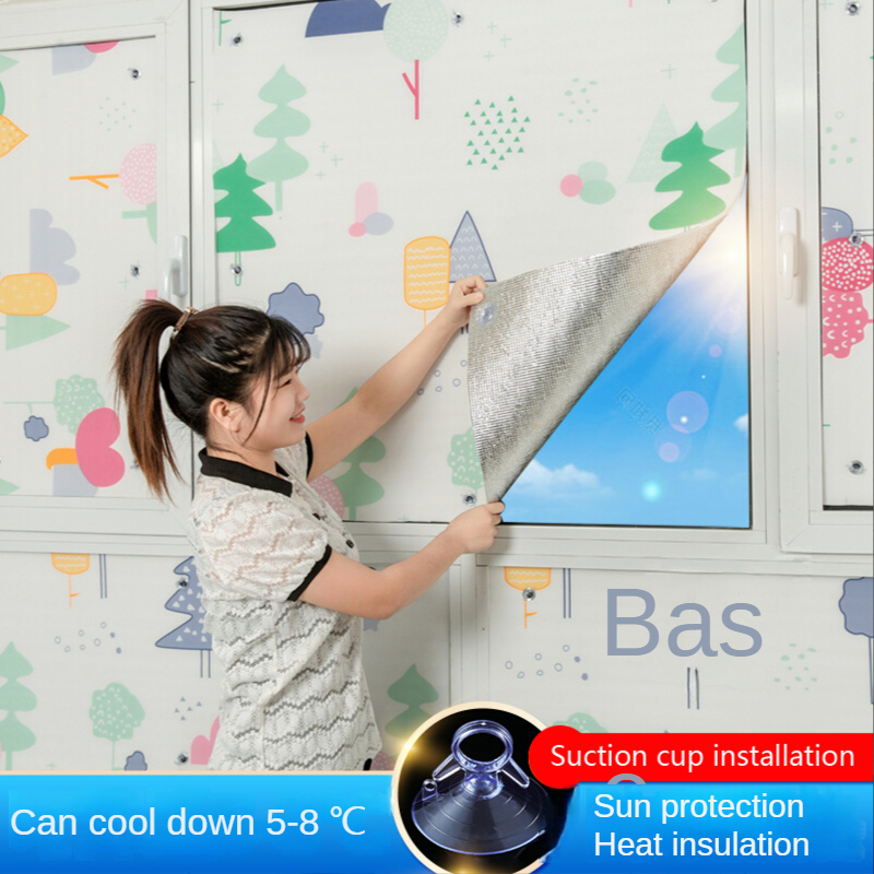 Window Sun Shade Pad Film Room Window Sunshade Covers Sun Protector ...