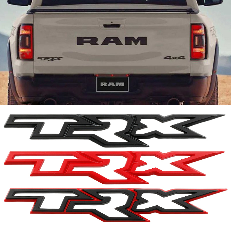 TRX Letter Emblem Sticker TRX logo Rear Tailgate Badge Emblem ...