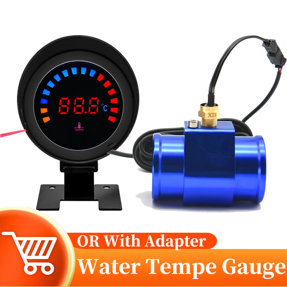 12/24V Car Water Temperature Meter 1/8NPT 10mm Car Temperature Sensor ...