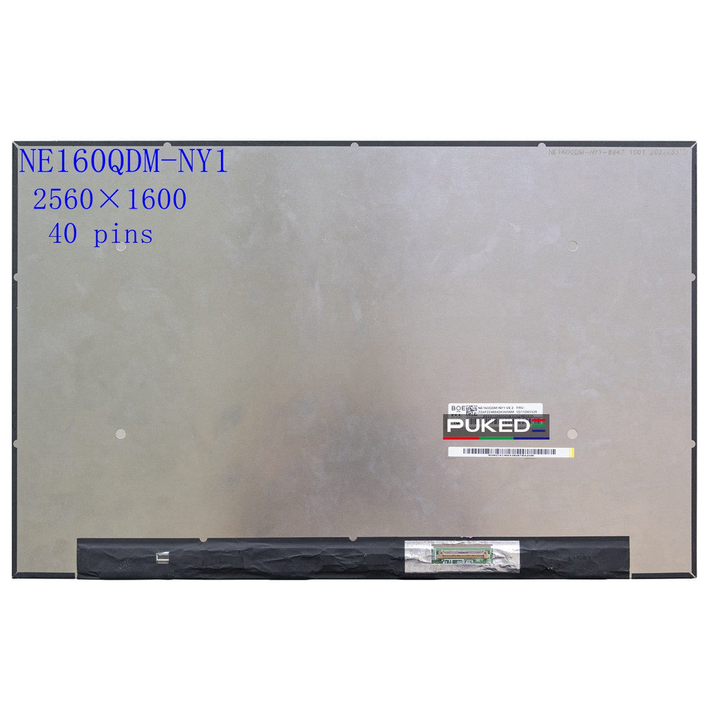 16.0"inch laptop LCD Display Screen NE160QDM-NY1 MNG007DA1-G 100% sRGB ...