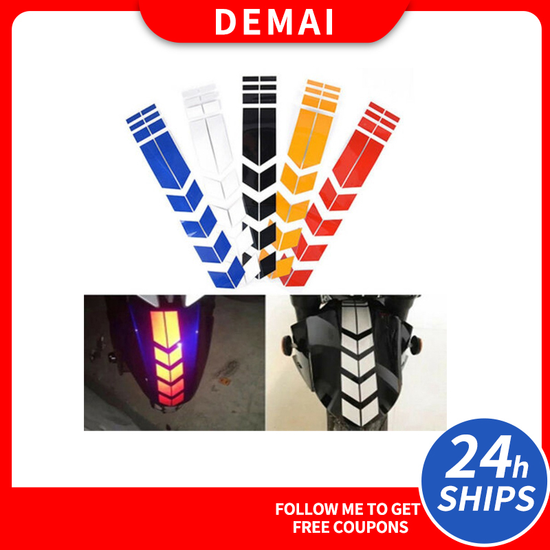 Motorcycle Fender Reflective Stickers Car Decals Auto Motor Cycle ...