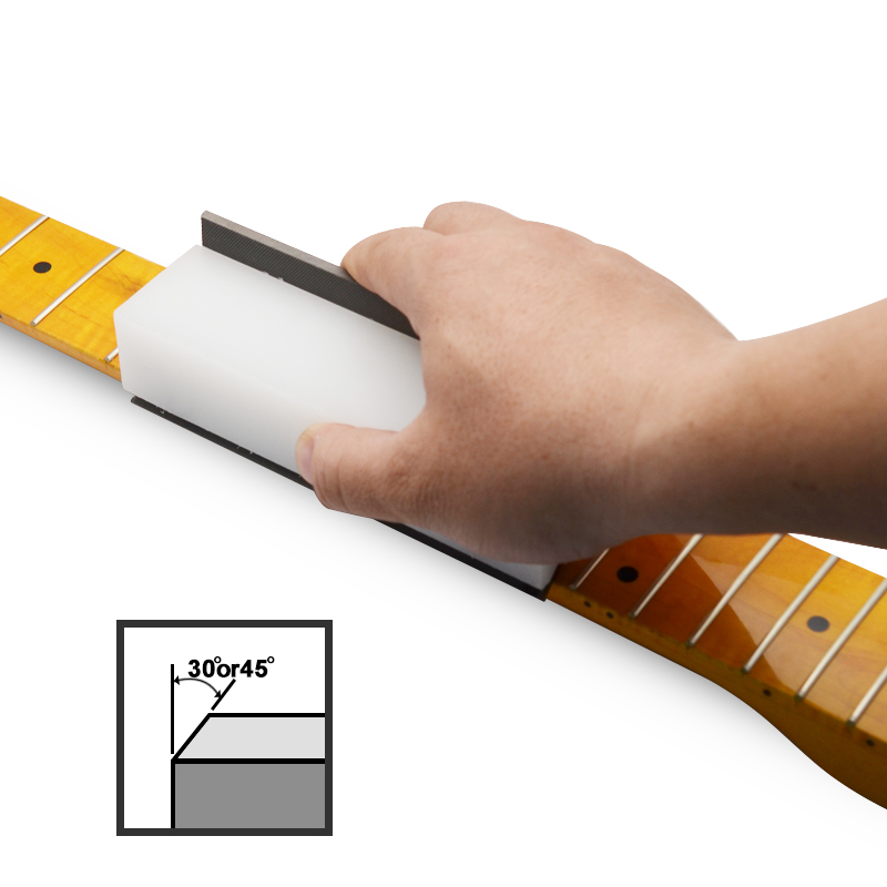 Guitar Acrylic Fret 30° 45° Degree Angled 2 In 1 Crowning End Bevel ...