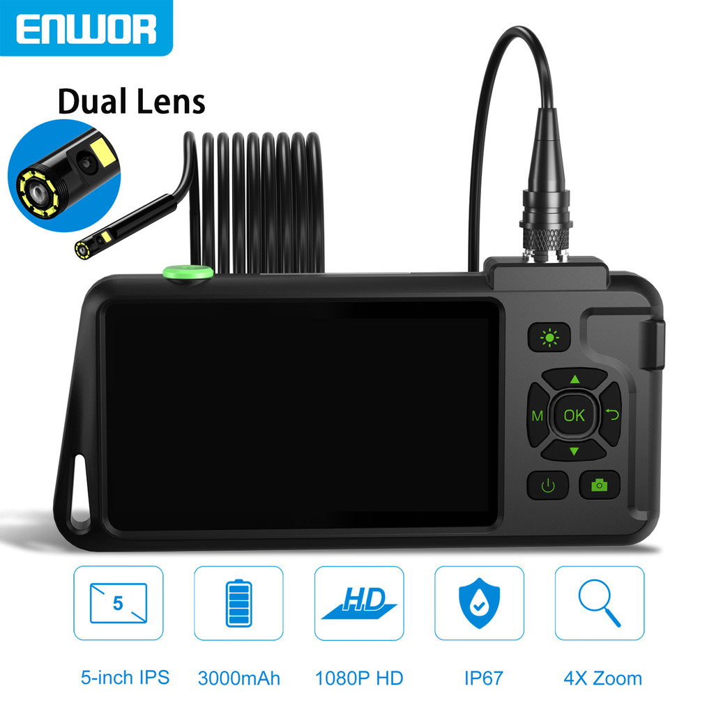 4.5-inch IPS Color Screen Endoscope Single&Dual Camera Waterproof ...