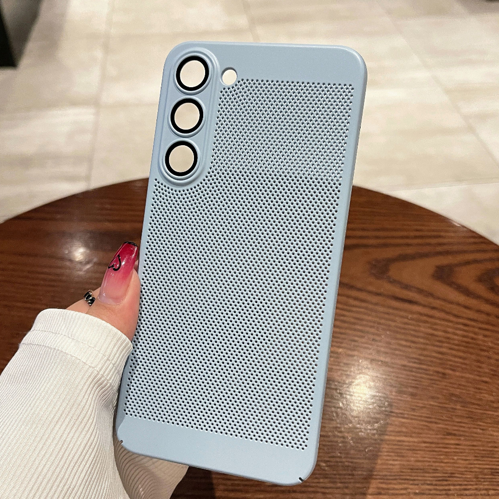 Breathable Heat Dissipation Hard Case Samsung Note 10 Plus S23 S22 S21 ...