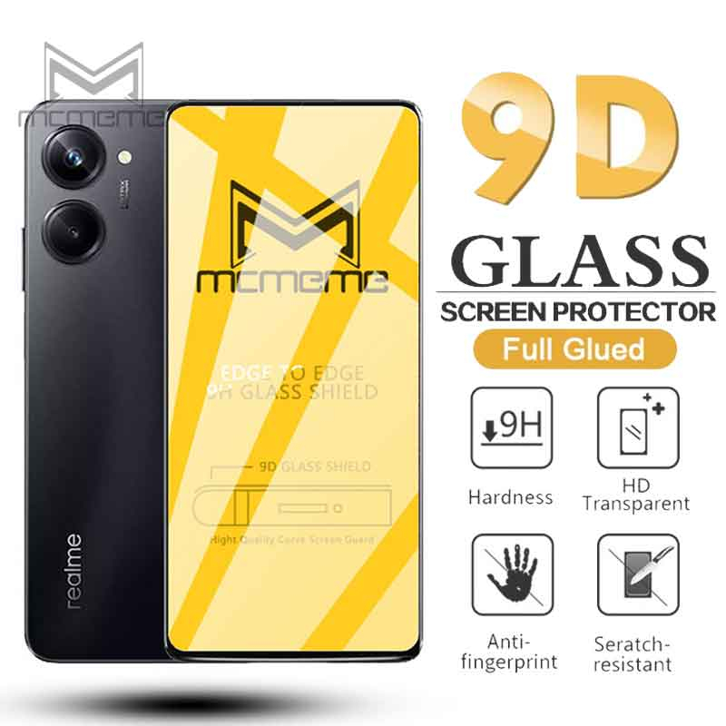 9D Full Cover Tempered Glass Screen Protectors Film Realme 13 12 5G 12x 11 11x 10 Pro 9 9i 8i 8 ...