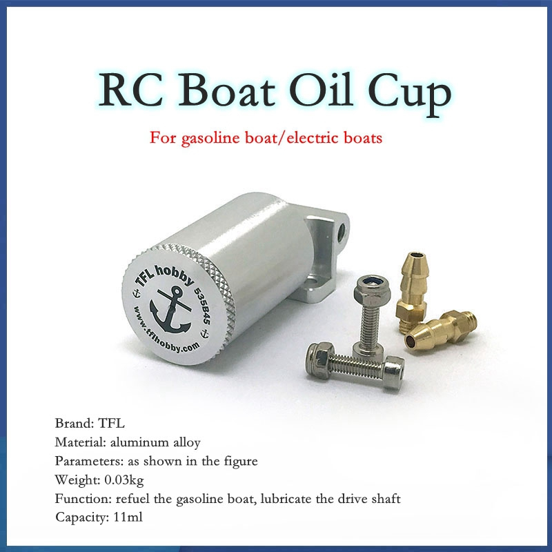 TFL RC Boat Oil Cup Drive Shaft Lubricating Oil Storage Tank Automatic ...