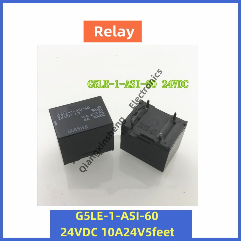 Mini Electronic Relay G5LE-1-ASI-60 24VDC 10A24V5 Pin Relay | Shopee ...