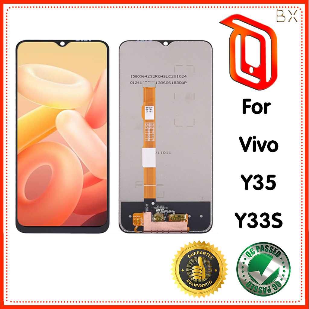 6.58" LCD For VIVO Y35 4G V2205 LCD Display Screen Touch Digitized Assembly Replacement For VIVO ...