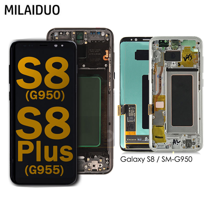 Amoled LCD For Samsung Galaxy S8 plus S8+ G955fd G955F G955 Lcd Display ...