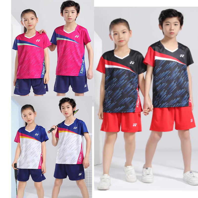 2023 Summer New Yonex Badminton Jersey Men's and Women's Quick Dry Short Sleeve Table Tennis ...