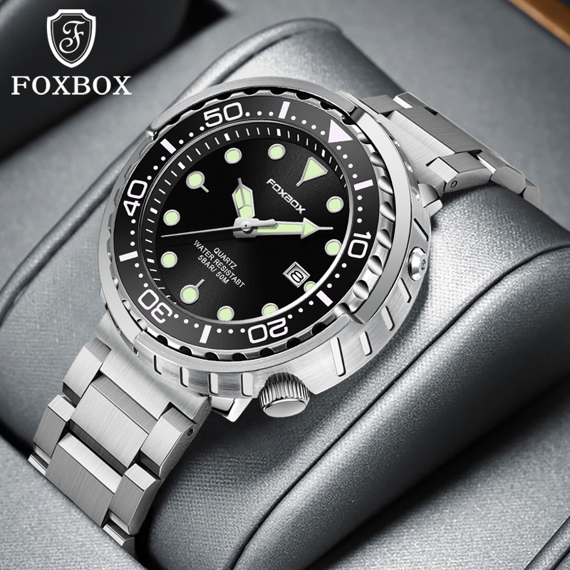 LIGE Official Relo Men Sports Waterproof Watch Quarzt Stainless Steel ...