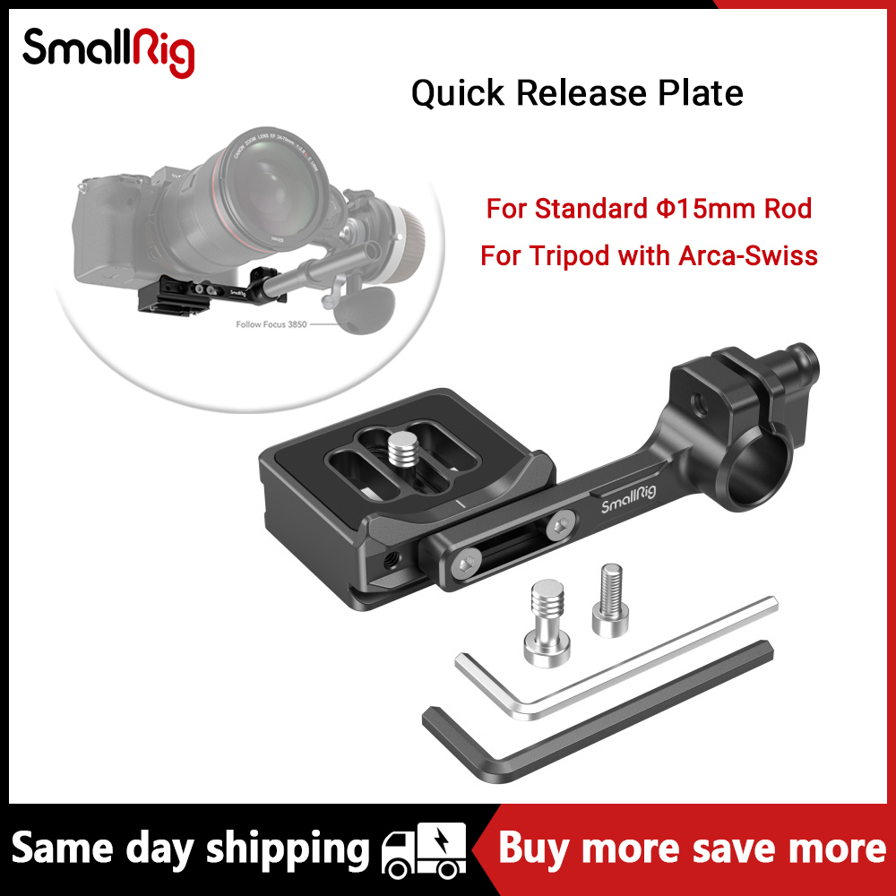 SmallRig Quick Release Plate Directly Mounted Onto Follow Focus System ...