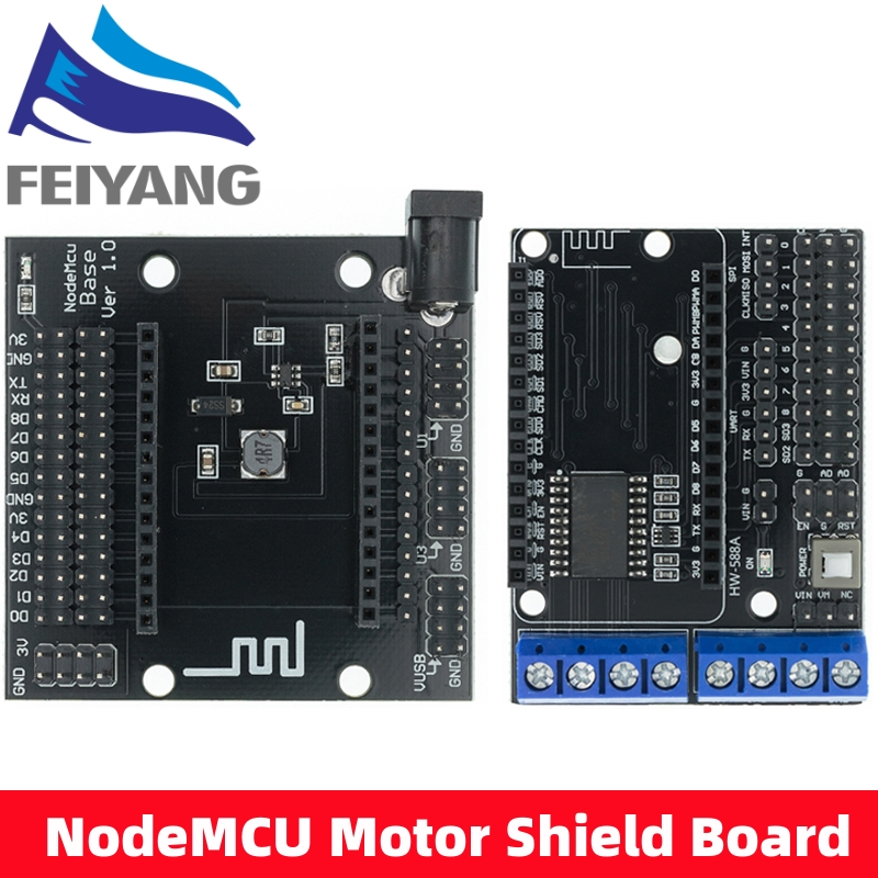 Nodemcu Motor Shield Board L293d Nodemcu Node Mcu Base Esp8266 Testing