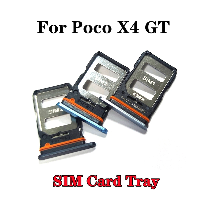 For Xiaomi Poco X4 GT SIM Card Tray Slot Holder Adapter Socket Repair ...