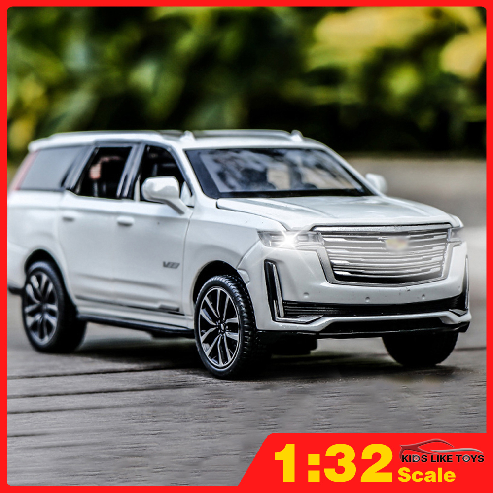 KLT 1:32 Cadillac Escalade SUV Metal Diecast Toy Car Model For Boys ...