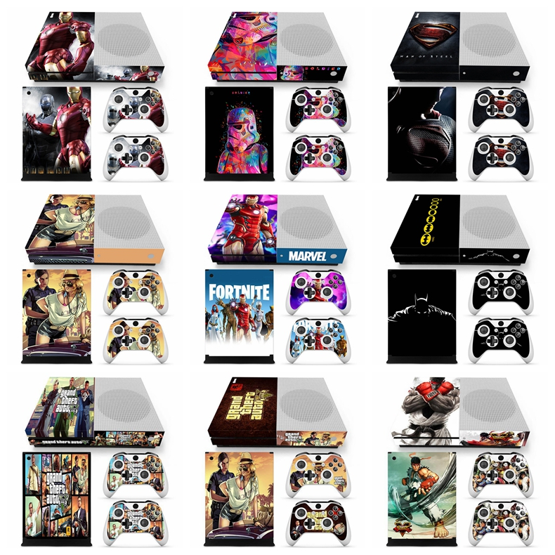 33-Colors Xbox One S Skins Wrap Sticker with Two Free Wireless ...
