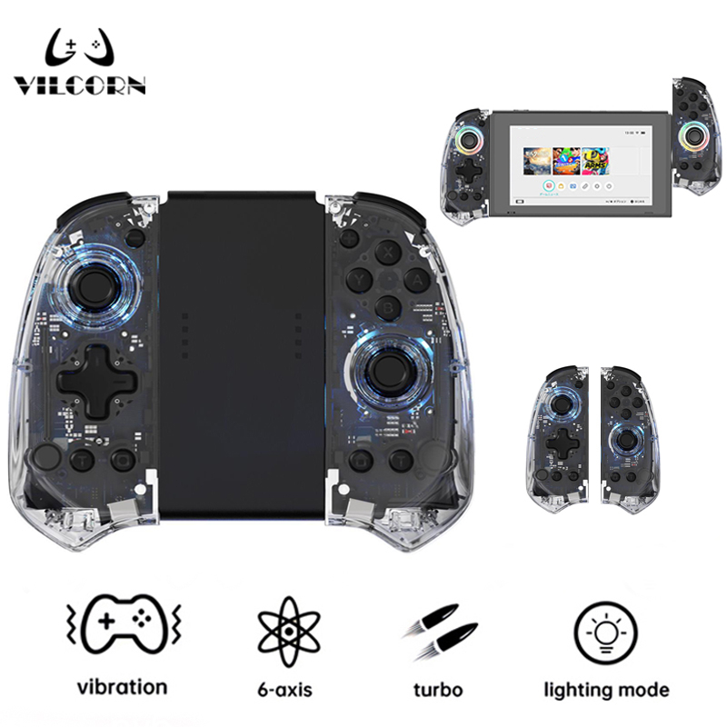 VILCORN Joypad Controller For Nintendo Switch (L/R) Animal Crossing Joy Con Gamepad for Switch ...