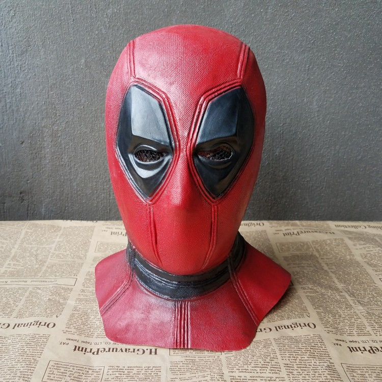 Cospaly Animation movie Marvel Deadpool Mask headgear halloween costume ...