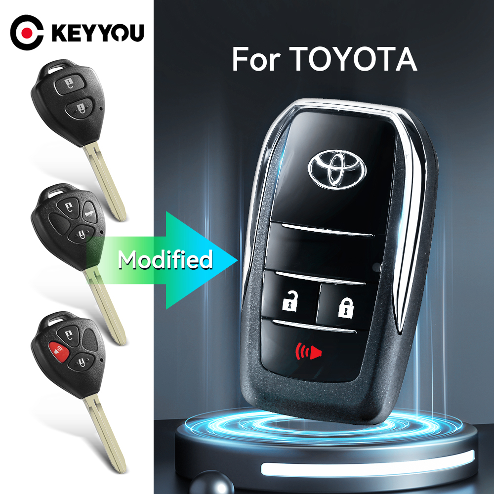 New Modified Toyota Flip Key Cover accessories for Vios gen 2 gen 3 gen ...