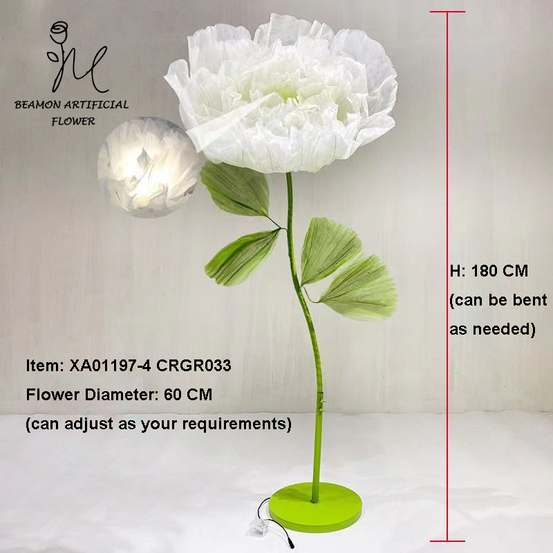Mechanical Flower Automatic Opening and Closing Organza Flowers with ...