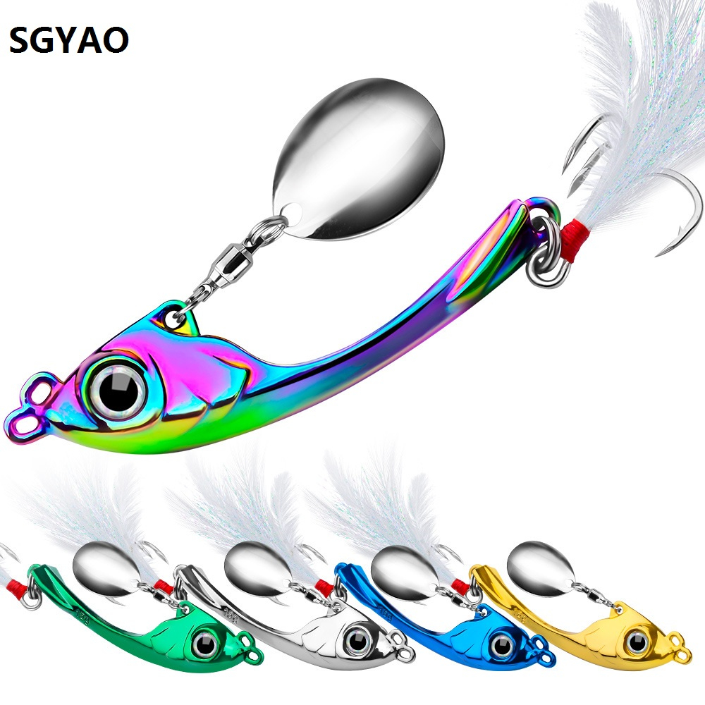 1Pcs Metal Vib Blade Lure Spinner Vibration Spoon Bait 7g 10g 15g 20g Fishing Lure Soft Frog Jig ...