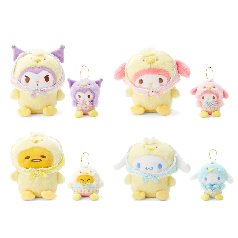 12CM/18CM Sanrio Cartoon Kawaii My Melody Kuromi Cinnamoroll Kt Cat ...