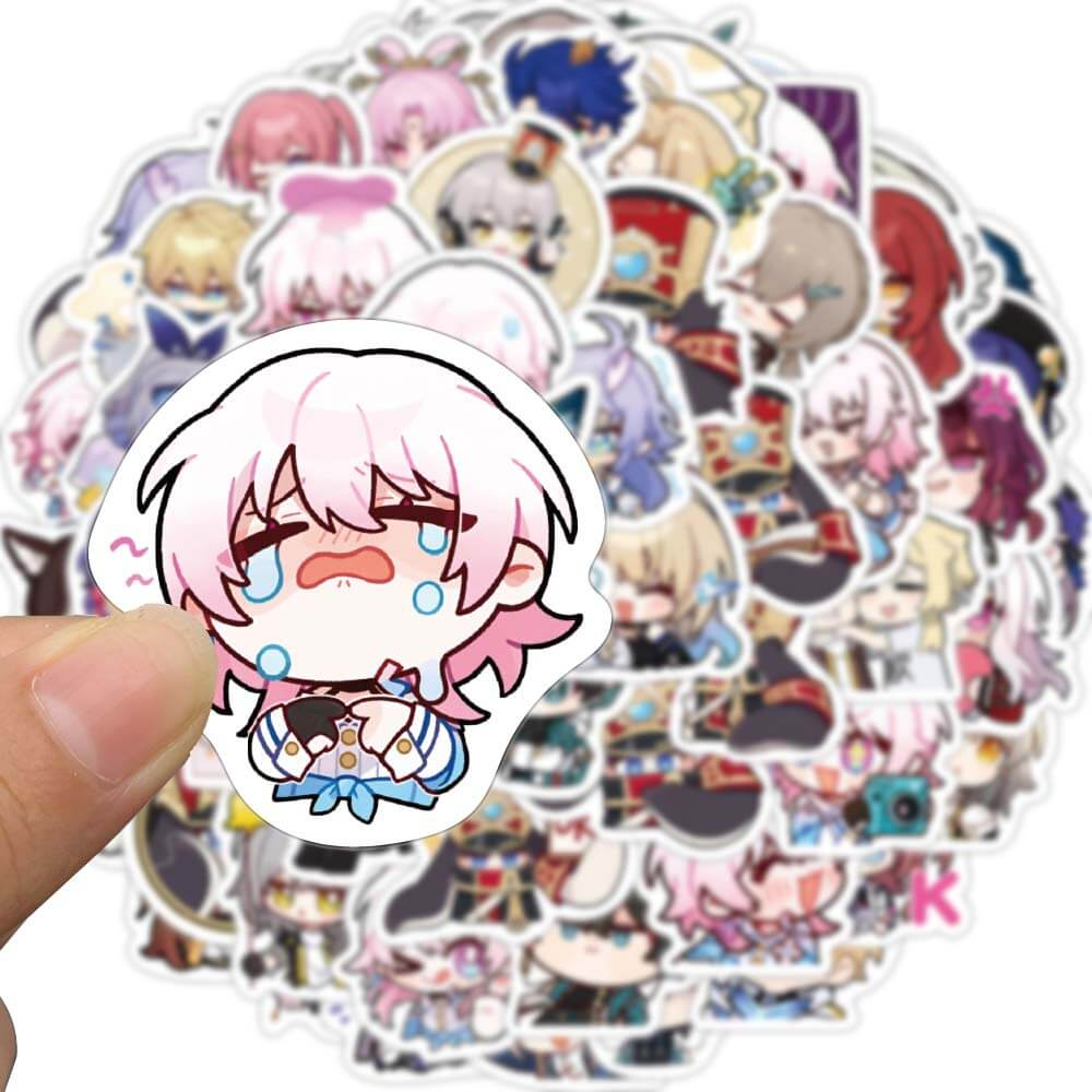 80pcs Honkai: Star Rail Stickers Anime Game Stickers for Scrapbook ...