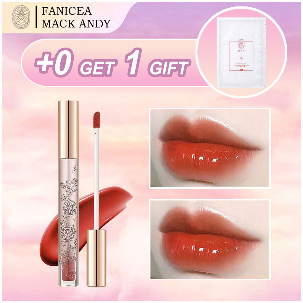 Mack Andy Lip Tint Lip Gloss New Style Garden Series Mirror Water Glass ...
