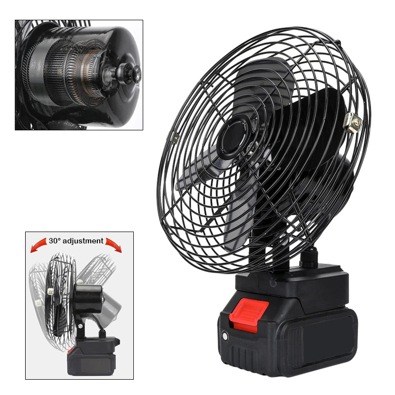 30W 6 Inch Portable Fan High Power Outdoor Desktop Cooling Fans for ...