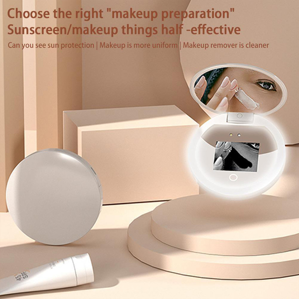 【Free LED Portable Mirror】Travel Mirror with UV Camera for Sunscreen ...