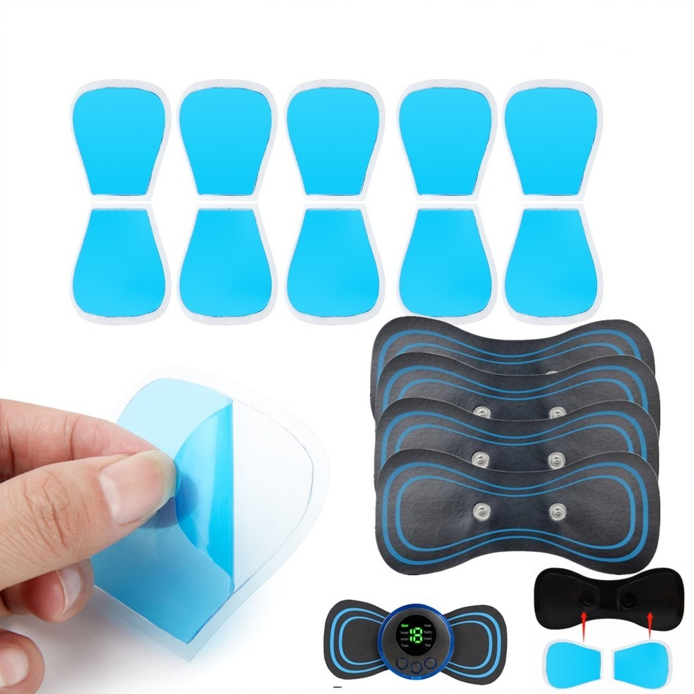 10 Pair Massage Patch Pad Gel Patch Muscle Stimulator Sticker for Neck ...
