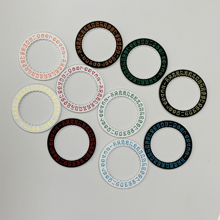 Date Wheel Calendar Disc for NH35 Rotor No Luminous Day Disk Watch Part ...