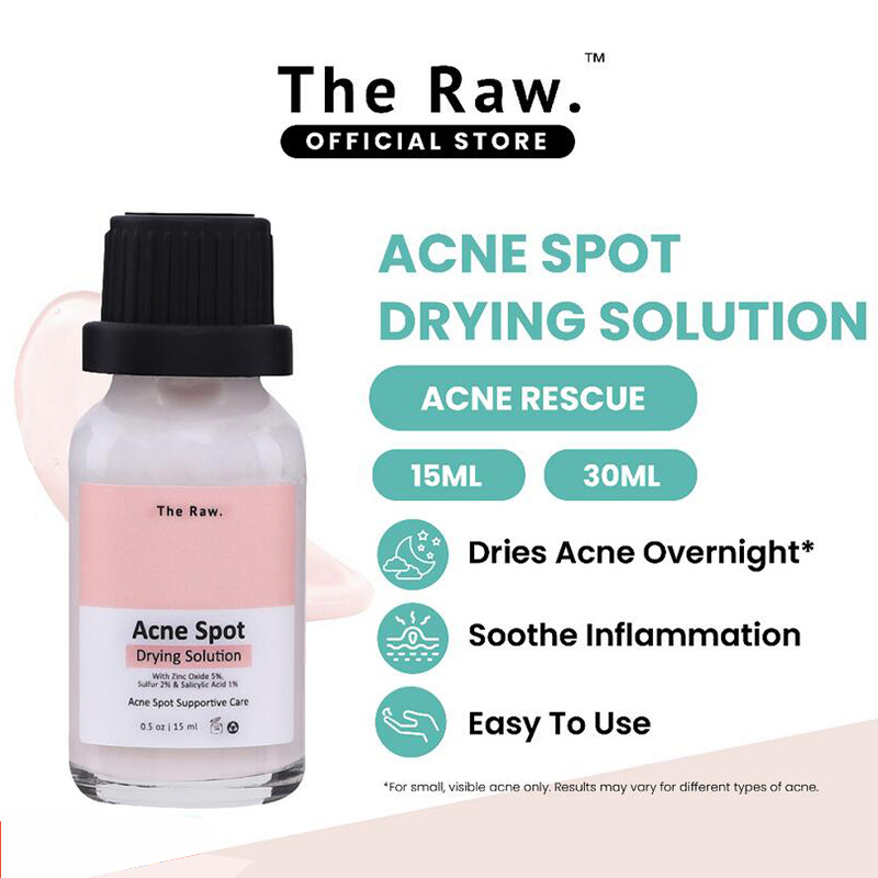 The Raw. Acne Spot Drying Solution 30ml | Shopee Philippines